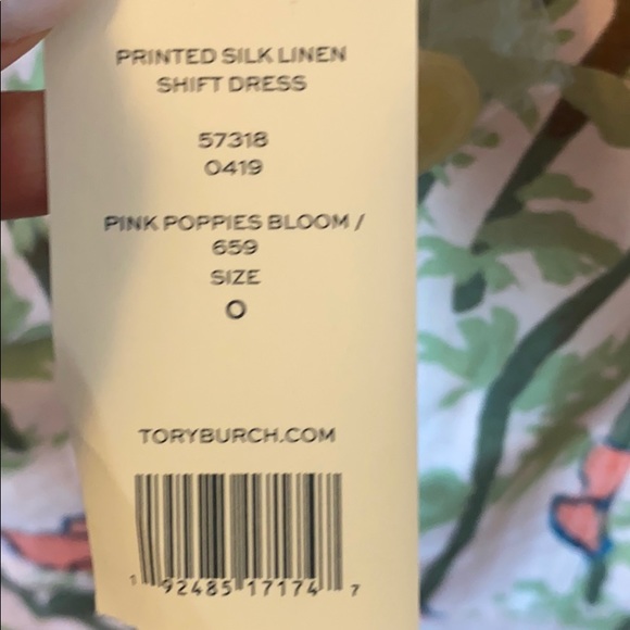 Tory Burch | Dresses | Nwt Tory Burch Printed Silk Linen Shift Dress ...
